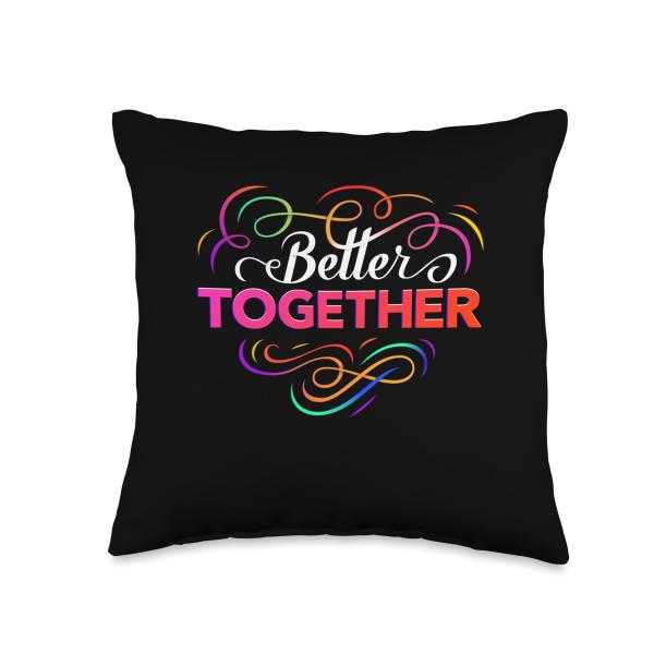 ・Unity and Partnership design. Beautiful colorful better together design.・Celebrate the joy of being together. Being tog...
