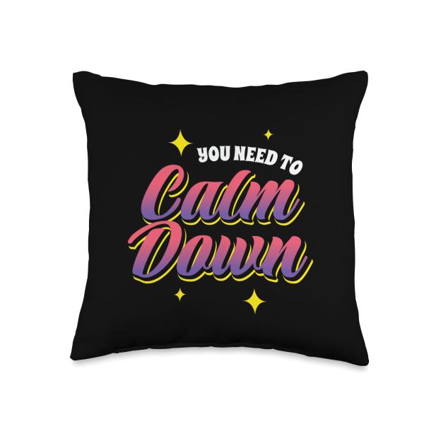・This calm down retro vintage style cool cute funny summer design is perfect gift for parties. Great present for friends...