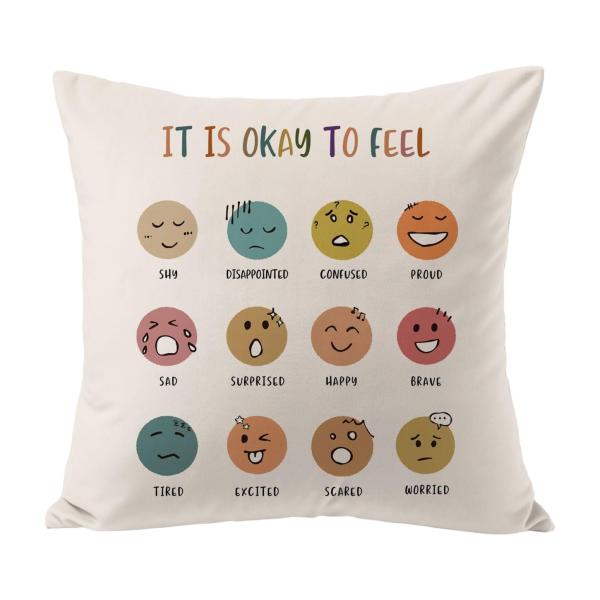 ・Premium Quality: Our Classroom Pillow Cover is made from soft flannel fabric for a cozy and comfortable feel.・Double-Si...