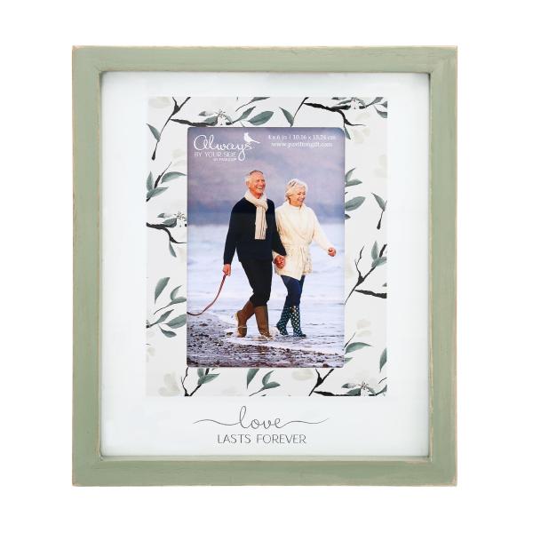 ・PREMIUM QUALITY: Capture ＆ honor your memories with our 8.5" x 10" vertical memorial picture frame. A white raised matt...