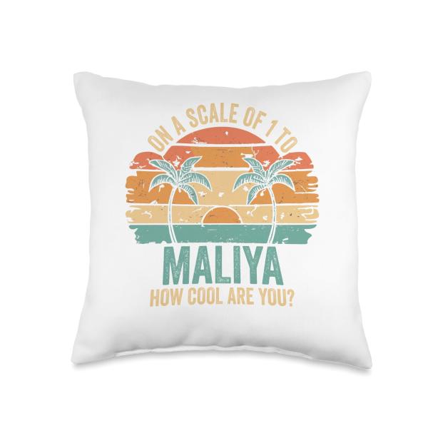 ・Fun ＆ Popular Trendy MALIYA On A Scale Of 1 To MALIYA How Cool Are You?. Meme funny gift for men, women, kids. Gift for...