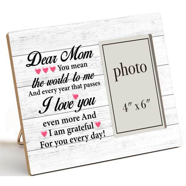 ・Photo Frame Gift - This wooden picture frame makes a great gift option. Display important photos in a better way. It wi...