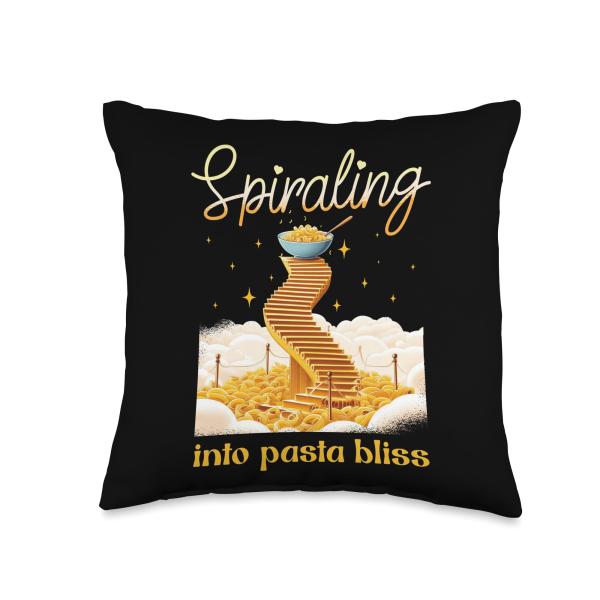 ・Spiraling into Pasta Paradise Pasta Ascend to pasta paradise with this imaginative design. A spiral staircase made of p...