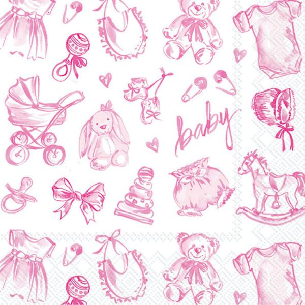 ・3-PLY PAPER NAPKINS: Package of 20 premium quality paper napkins featuring design by Rosanne Beck・FOR COCKTAIL PARTIES ...