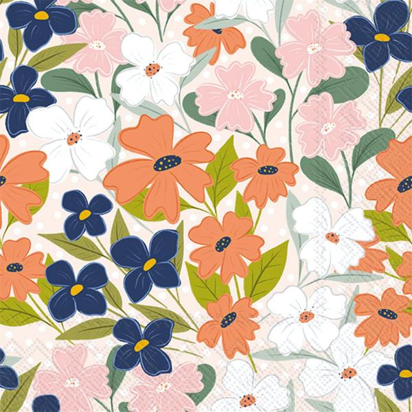 ・3-PLY PAPER NAPKINS Package of 20 premium quality paper napkins・FOR LUNCHEONS AND PARTIES Napkins measure 6.5 x 6.5-inc...