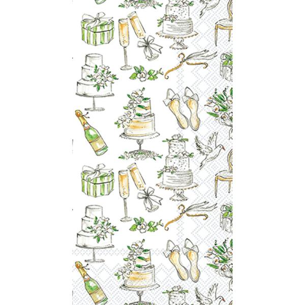 ・3-PLY PAPER NAPKINS: Package of 16 premium quality paper napkins featuring design by Rosanne Beck・FOR DINNER PARTIES AN...
