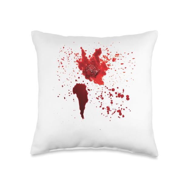 ・Bloody Halloween horror spatter with fake blood splatter over the front of the chest. This fake bloody spatter design i...
