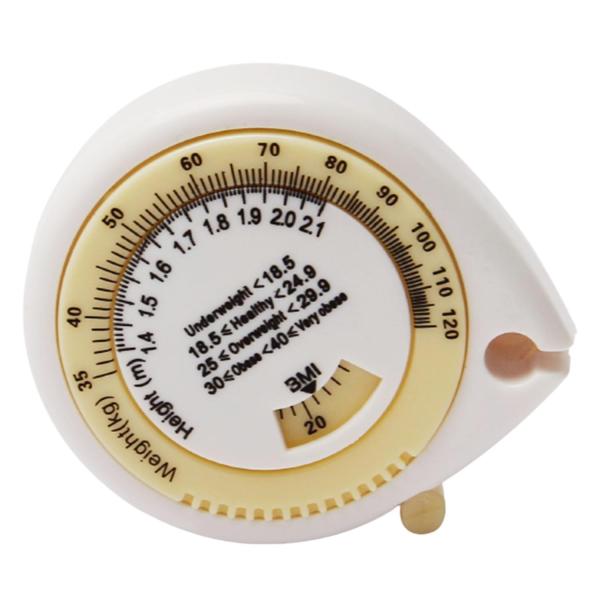 ・【PARAMETER】150cm / 59inch round case retractable measure tape; Tape material: Soft Plastic; Case material: Plastic.・【HI...