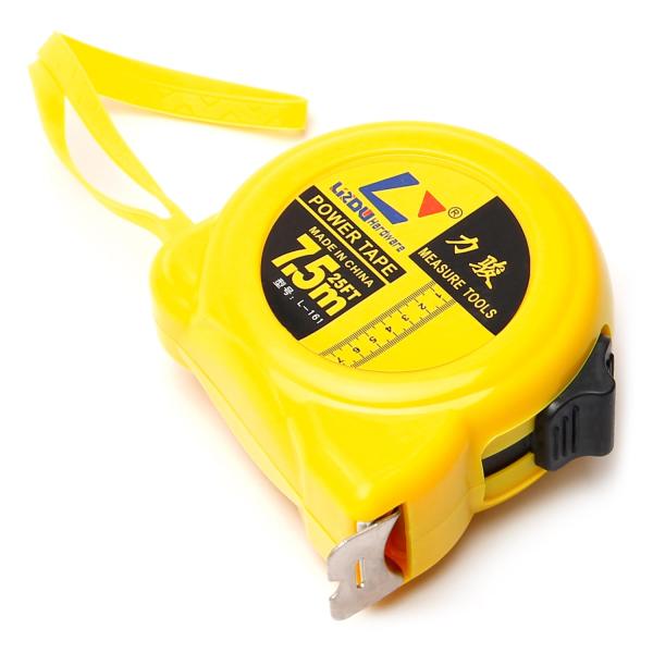 ・【PARAMETER】7.5m / 24.6ft Tape Measure; Tape material: Steel; Case Material: ABS Plastic; Package Include: 1 x Tape meas...