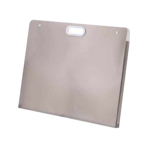 ・Color: Clear Gray, Material: PP, Size: 57 x 45.5 x 3.5CM / 22 x 18 x 1.4 Inch (L*W*H), Packing List: 1 x Art Portfolio ...