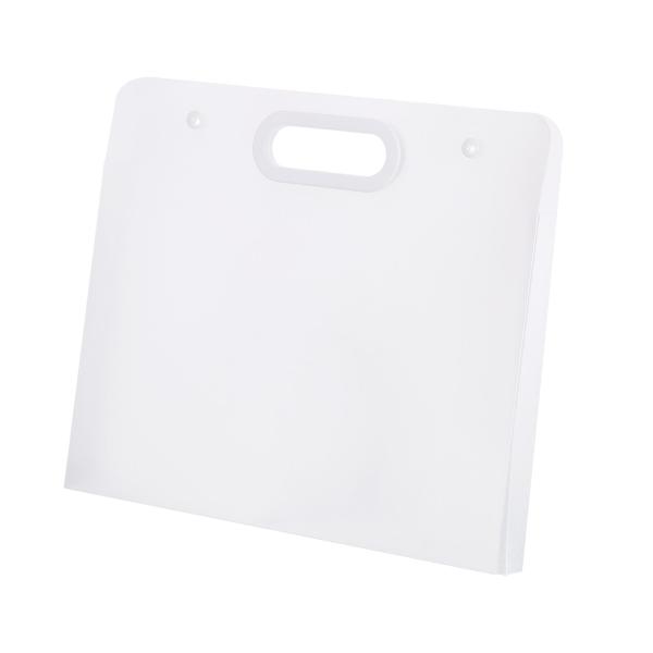 ・Color: Clear White, Material: PP, Size: 33 x 28 x 3.5CM / 13 x 11 x 1.4 Inch (L*W*H), Packing List: 1 x Art Portfolio B...