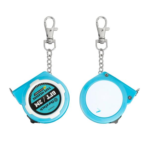・LIGHTWEIGHT AND DURABLE: Constructed with ABS material, this keychain tape measure boasts a vibrant appearance while re...