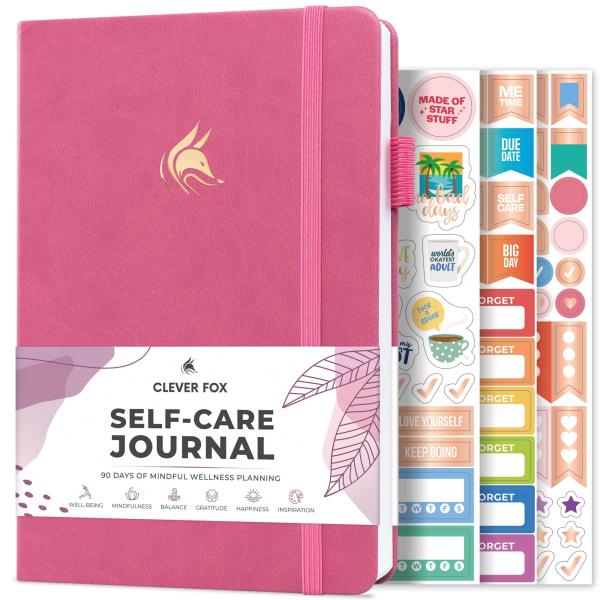 ・FOCUS ON SELF-CARE WITH 90 DAYS OF WELLNESS PLANNING: Clever Fox Self-Сare Journal is a 3-month guided mental health jo...
