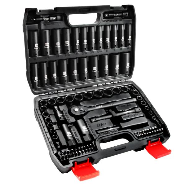 ・?【DURABLE MATERIAL】 LLNEDL 3/8 impact socket set is made of heavy-duty chrome vanadium steel that is hard enough to wit...