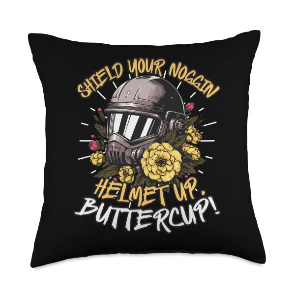 ・Shield Your Noggin - Helmet Up, Buttercup! Helmet Wrap your noggin in safety with 'Shield Your Noggin - Helmet Up, Butt...