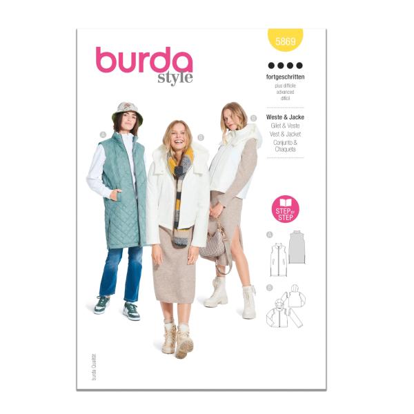 ・Burdaパターンキットには、生地を切り抜くためのパターンピース、縫製プロセスのガイドとなるステップバイステップの書面と図解の説明、生地とトリムの選択方法、サイズ情報が含まれています。・これらの衣類の縫製パターンは、ミスサイズ8-18(3...