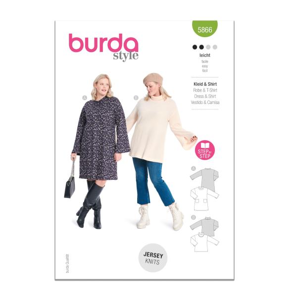 ・Burdaパターンキットには、生地を切り抜くためのパターンピース、縫製プロセスのガイドとなるステップバイステップの書面と図解の説明、生地とトリムの選択方法、サイズ情報が含まれています。・これらの衣類の縫製パターンは、ミスサイズ18-28(...