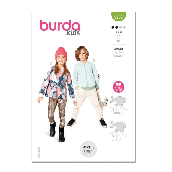 ・Burdaパターンキットには、生地を切り抜くためのパターンピース、縫製プロセスのガイドとなるステップバイステップの書面と図解の説明、生地とトリムの選択方法、サイズ情報が含まれています。・これらの衣類の縫製パターンは、子供のサイズ4-11(...