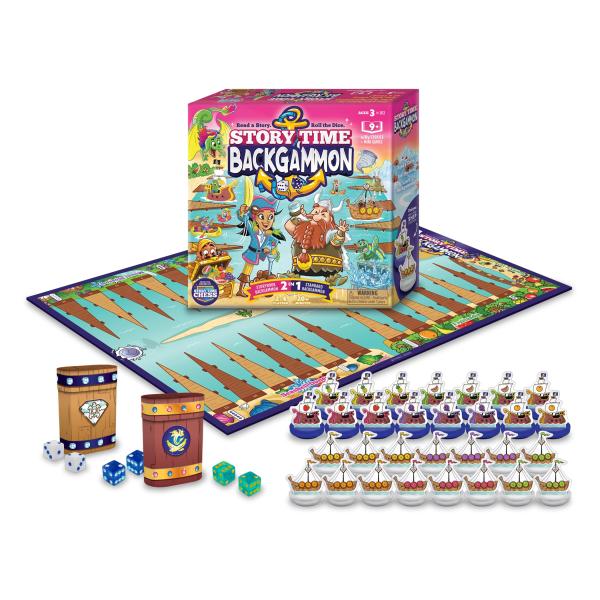 ・AWARD-WINNING BACKGAMMON GAME FOR KIDS: Story Time Backgammon is the only game in the world that teaches kids as young ...