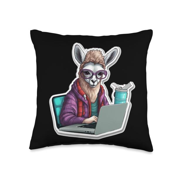・This cool funny design of a llama coding on a computer is perfect for any computer programmer, coder, software develope...