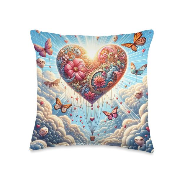 ・An inspirational and positive design full of love.・100% spun-polyester fabric・Double-sided print・Filled with 100% polye...