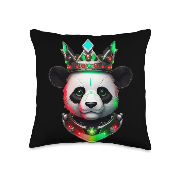 ・This surreal panda in a cyberpunk Xmas graphic is perfect for fans of both futuristic and animal-themed designs. The ro...