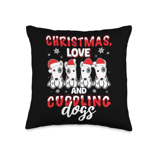 ・Christmas, Love and Cuddling Dog. Funny Christmas gift for dog lovers and animal lovers for anyone who likes to cuddle ...