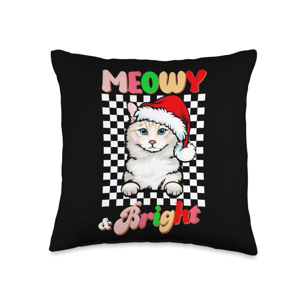 ・Get into the holiday groove with our Meowy And Bright Ragdoll Cat Christmas .This unique design is perfect for cat love...
