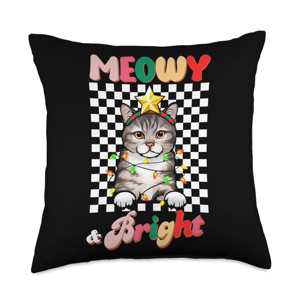 ・Get into the holiday groove with our Meowy And Bright American Wirehair Cat Christmas .This unique design is perfect fo...