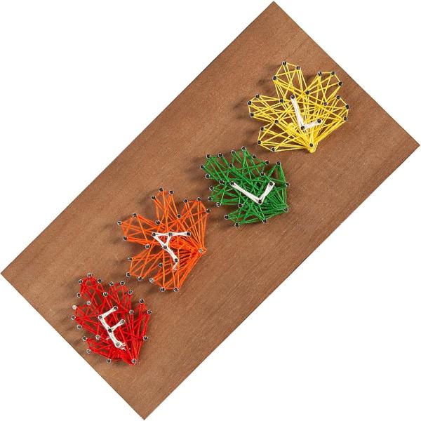 <h4>商品の特徴</h4><ul><li><b>木製ベース</b>: 約29cm×15cmの木製ボードを使ったストリングアートクラフト</li><l...