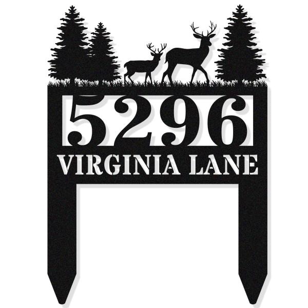 ・Personalization: Make your home uniquely yours with our custom address yard signs. Add your family name, street number,...