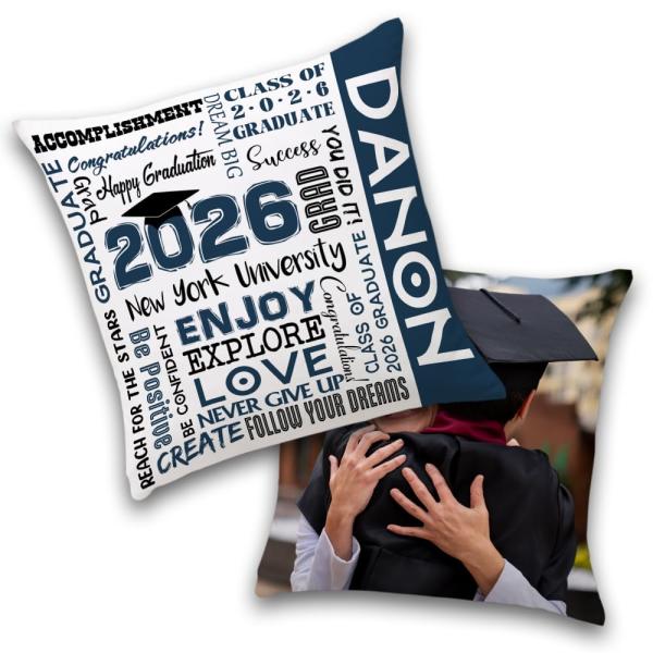 ・? Celebrate an Graduation: Honor a special achievement with a meaningful graduation pillow gift. Perfect for celebratin...