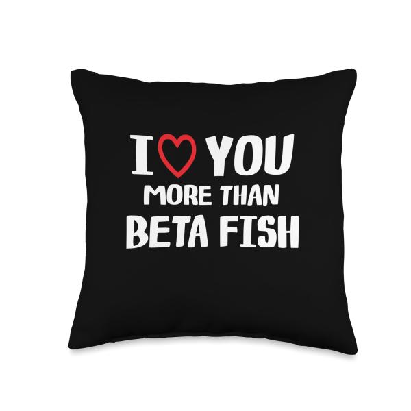 ・I love You more than Beta Fish Shirts Funny Christmas Gift for Women or Men. Perfect Gift for Dad, Mom, Brother, Sister...