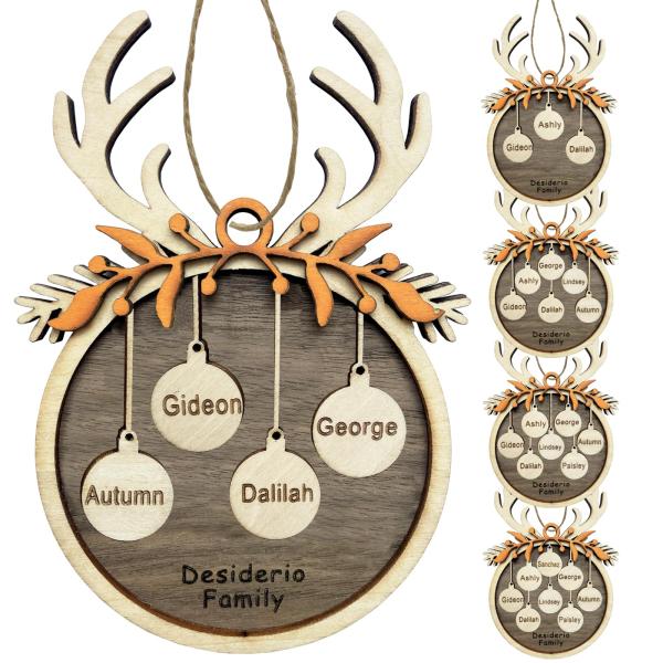 ・2025 Christmas Ornament Personalized For Tree- Let's get dress up your Christmas tree with our personalized name orname...