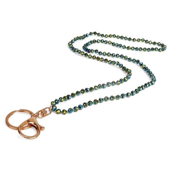 ・? MAKE A SPLASH WITH 'MERMAID TALE GREEN'! ? An iridescent green lanyard evoking sea vibes and fun. Ideal for adding a ...