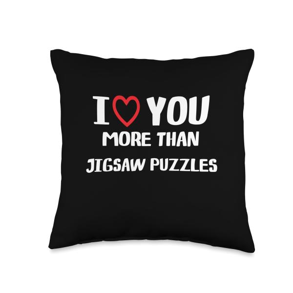 ・I love You more than Jigsaw Puzzles Shirts Funny Christmas Gift for Women or Men. Perfect Gift for Dad, Mom, Brother, S...