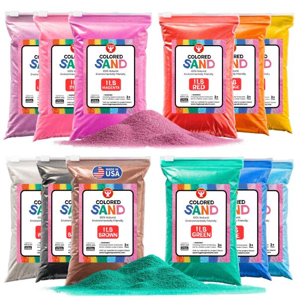 ・RAINBOW OF FESTIVE COLORS: Add holiday cheer with your choice of red, green, white, and other vibrant sand colors like ...