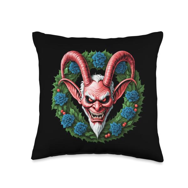 ・This Krampus Christmas Wreath is the perfect way to celebrate the dark side of the holidays season. Featuring a vintage...