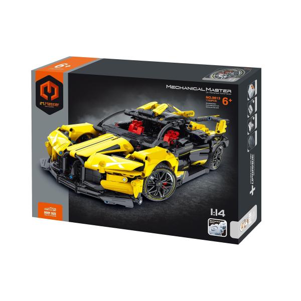 ・Building Blocks 1:14 super car: Get both building and racing fun time. This Cool construction building 1:14 super car i...