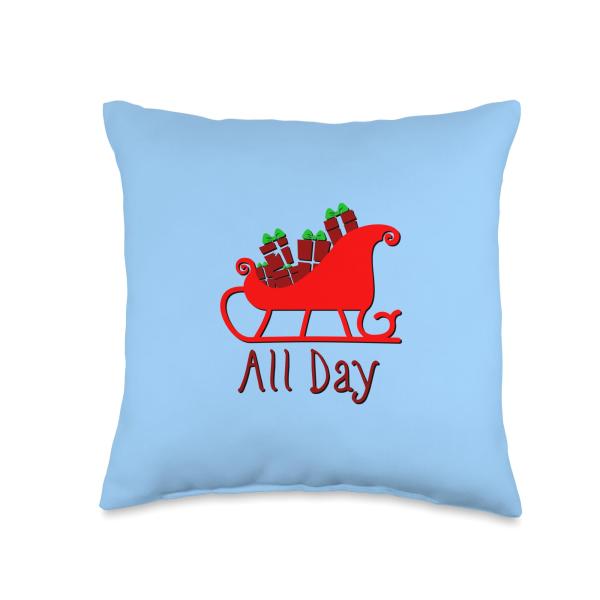 ・This funny, witty Christmas pun designed by Spot ＆ Tiger, will tell the world that you Sleigh All Day!・Santa's Sleigh i...