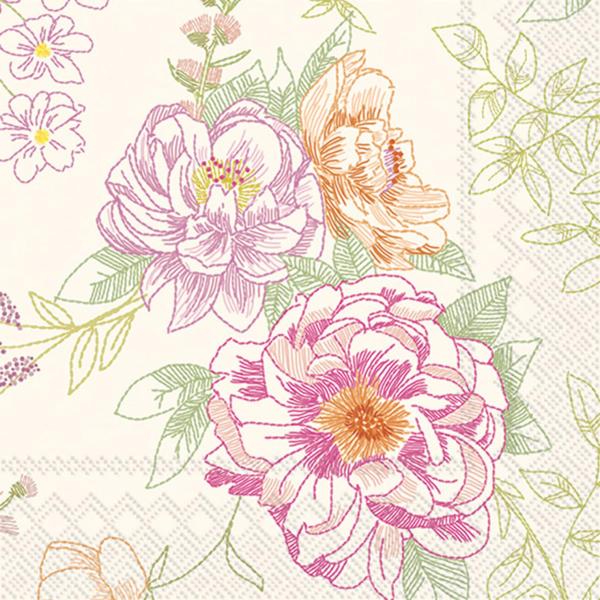 ・3-PLY PAPER NAPKINS Package of 20 premium quality paper napkins・FOR COCKTAIL PARTIES AND BEVERAGES Napkins measure 5 x ...