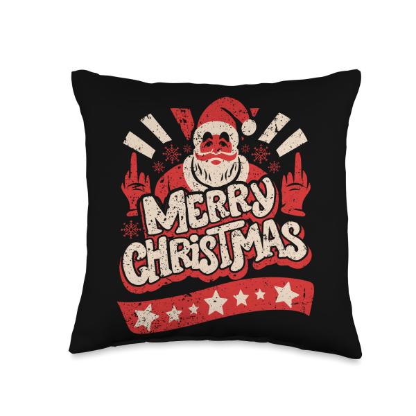 ・Merry X-Mas Tree Lights Santa Claus Ugly Christmas Sweater design shows a jovial scene of Santa, elves and reindeer cel...