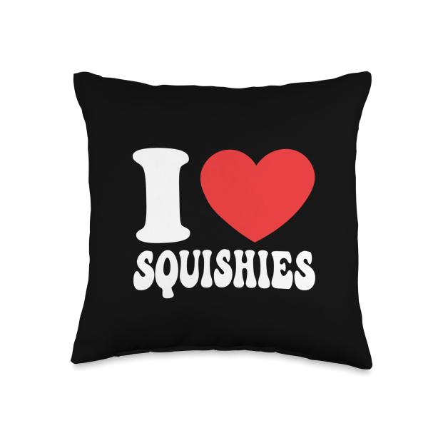 ・I heart squishies for kids who love squishies with a red heart. Supercute I love squishies design a super girls favorit...