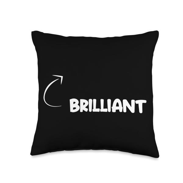 ・Word Tee, Him Or Her, contribution For Men Women, Word Tee, Him Or Her, contributio・For Men Women, I'm Brilliant And I'...