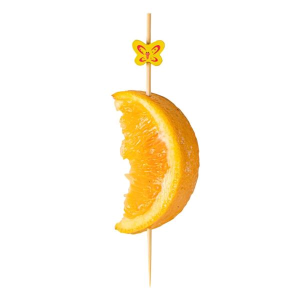 ・EYE-CATCHING BUTTERFLY DESIGN: Elevate your appetizers and cocktails with these bamboo cocktail sticks, featuring a uni...