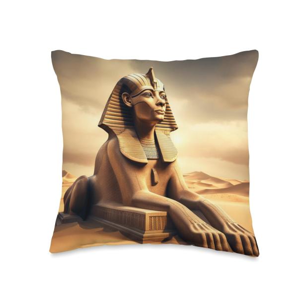 ・Egyptian Sphinx Head Statue Ancient Egypt Pharoah Sphinx God. Great Idea For Those Egyptologists Out There. For Those I...