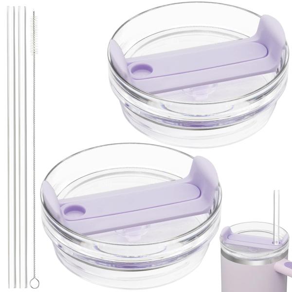 ・【Save Your Money】This lid is very compatible for Stanley Quencher 2.0 40oz tumbler and can easily replace the original ...