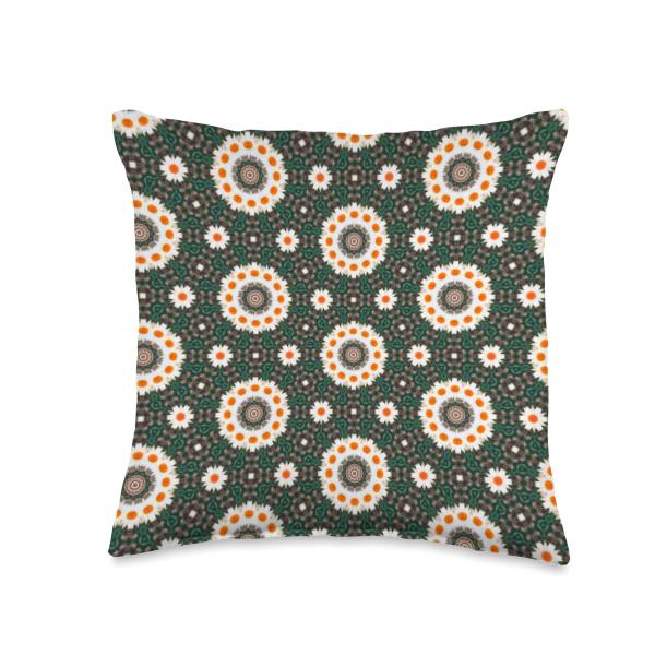 ・Great daisy design for all flower and garden lovers.・Great abstract floral pattern.・100% spun-polyester fabric・Double-s...
