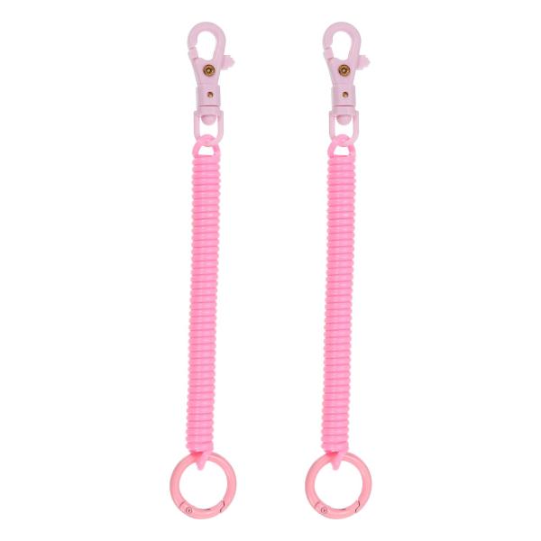 ・Keychain Diameter: 25mm / 1 inch; Spiral Length: 120mm / 4.7 inch; Overall Length: 180mm / 7.08 inch; Package List: 2 x...