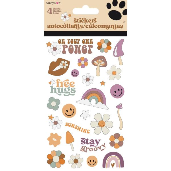 ・Includes four sticker sheets featuring two unique designs, repeated for added variety; perforated sheets allow for easy...